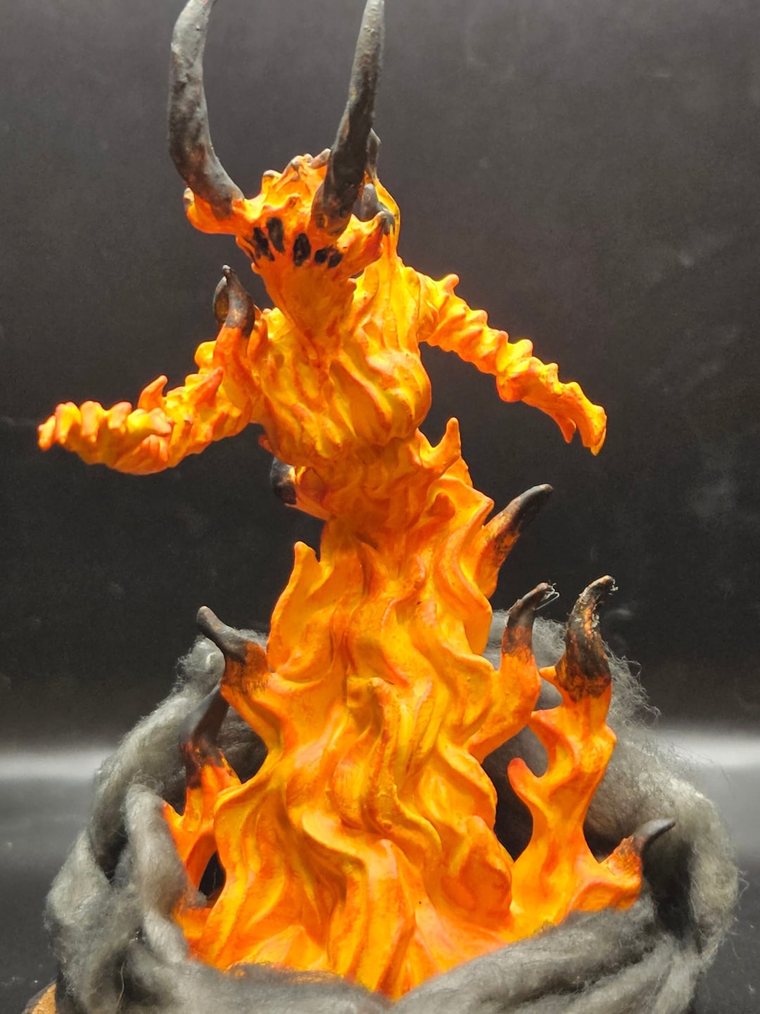 Fire Elemental Lord Painted - Etsy