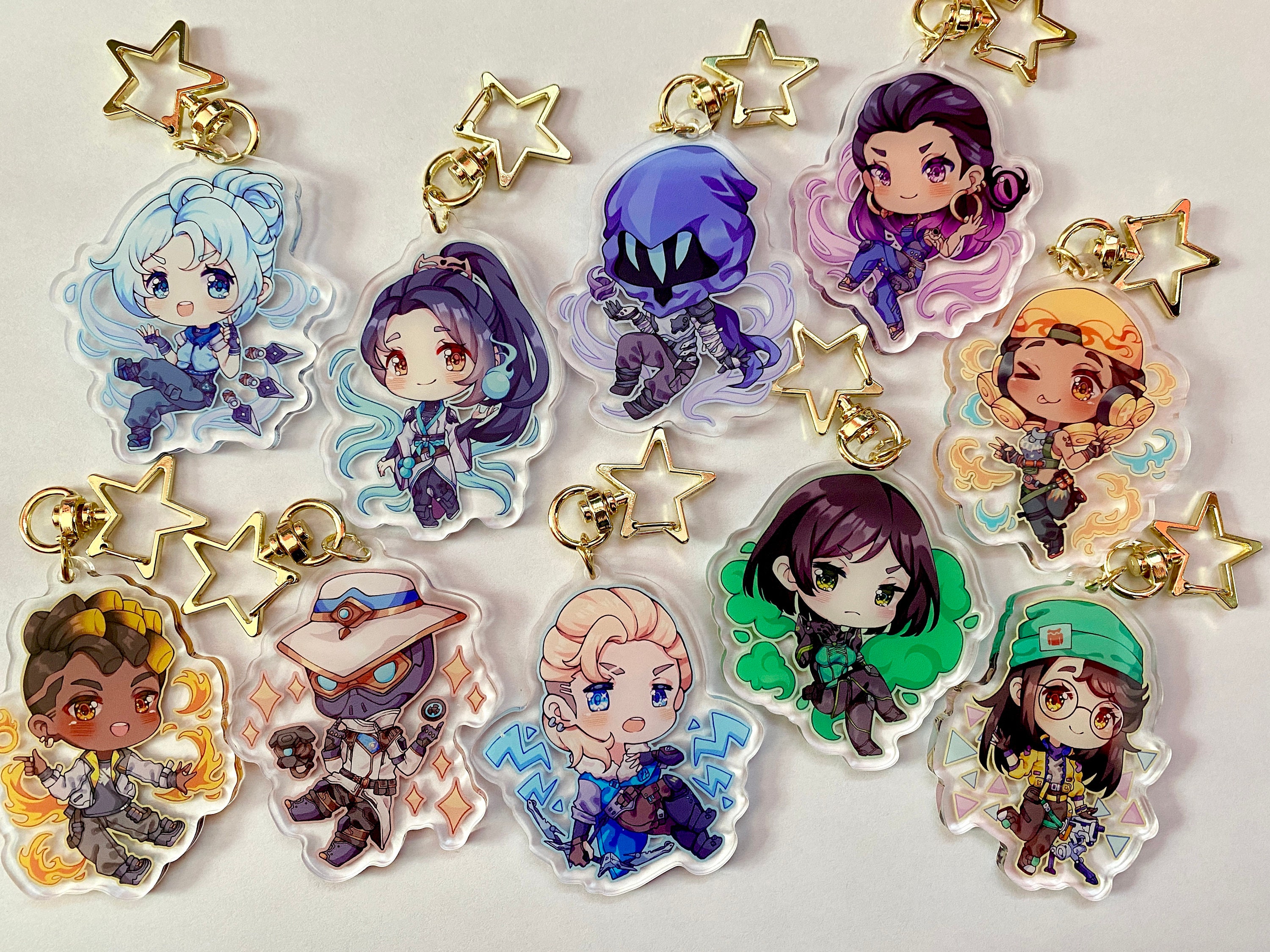 VALORANT Inspired Acrylic Keychain 2.5 - Etsy