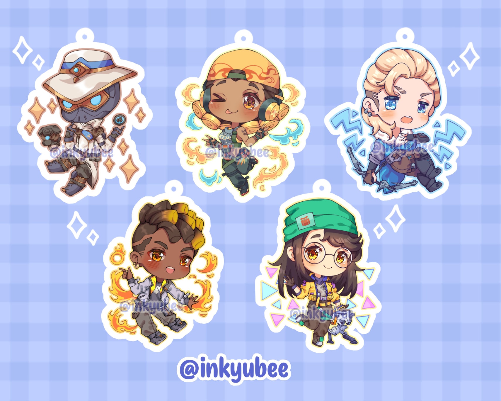 VALORANT Inspired Acrylic Keychain 2.5 - Etsy