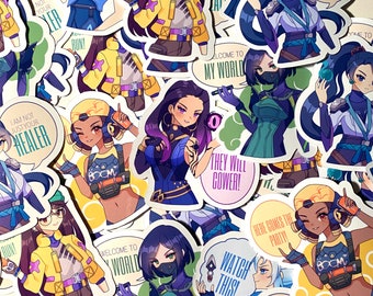 Valorant Reyna Stickers - Etsy