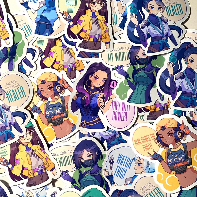 Valorant Stickers - Etsy