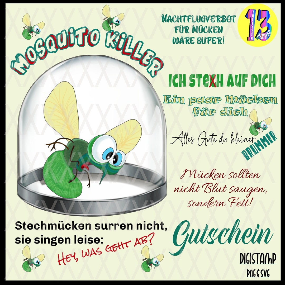 Digistamp mad Fred Tinker Scrapbooking Digipaper Plot Mosquito Fly ...