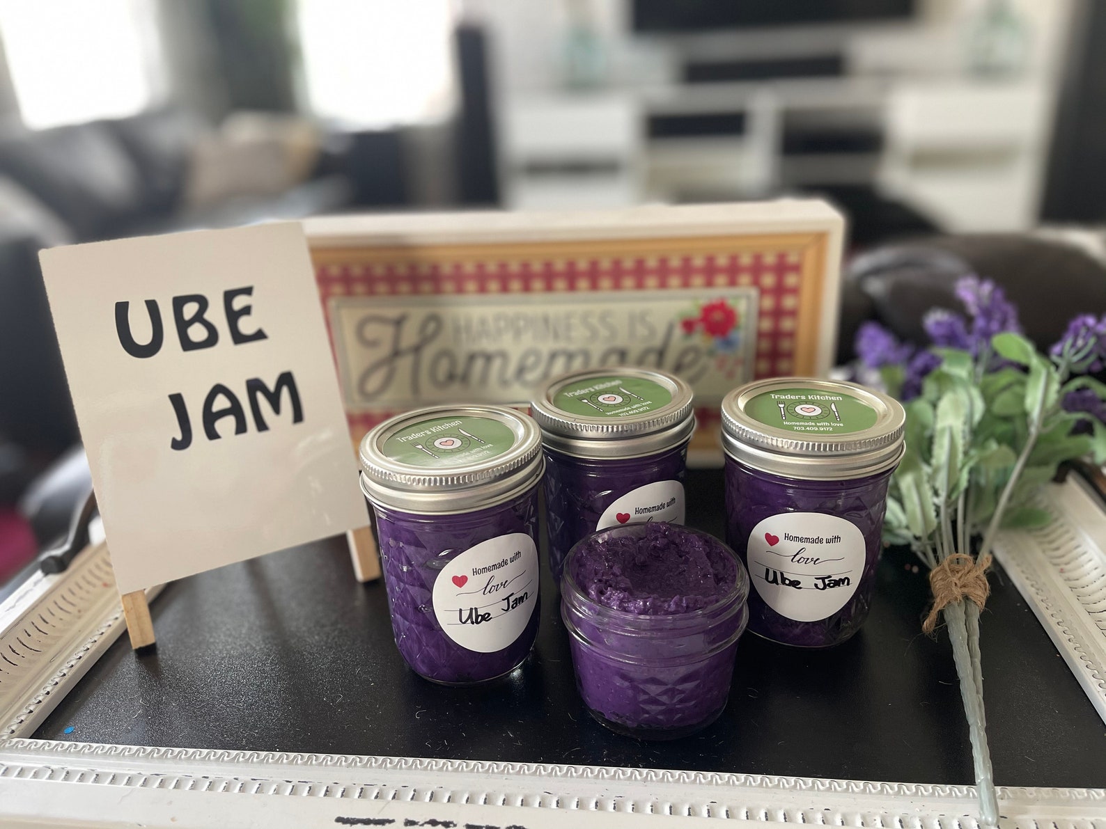Homemade Purple Yam Jam | Etsy