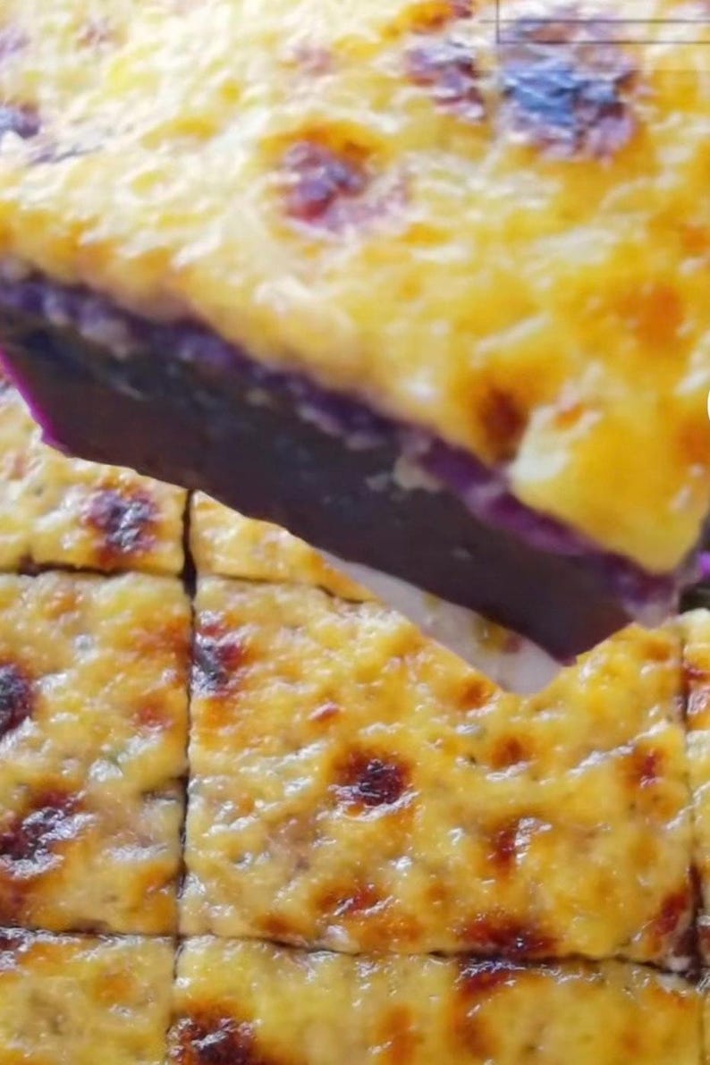 Ube Cassava Cake 8”X8” Square Pan - Etsy