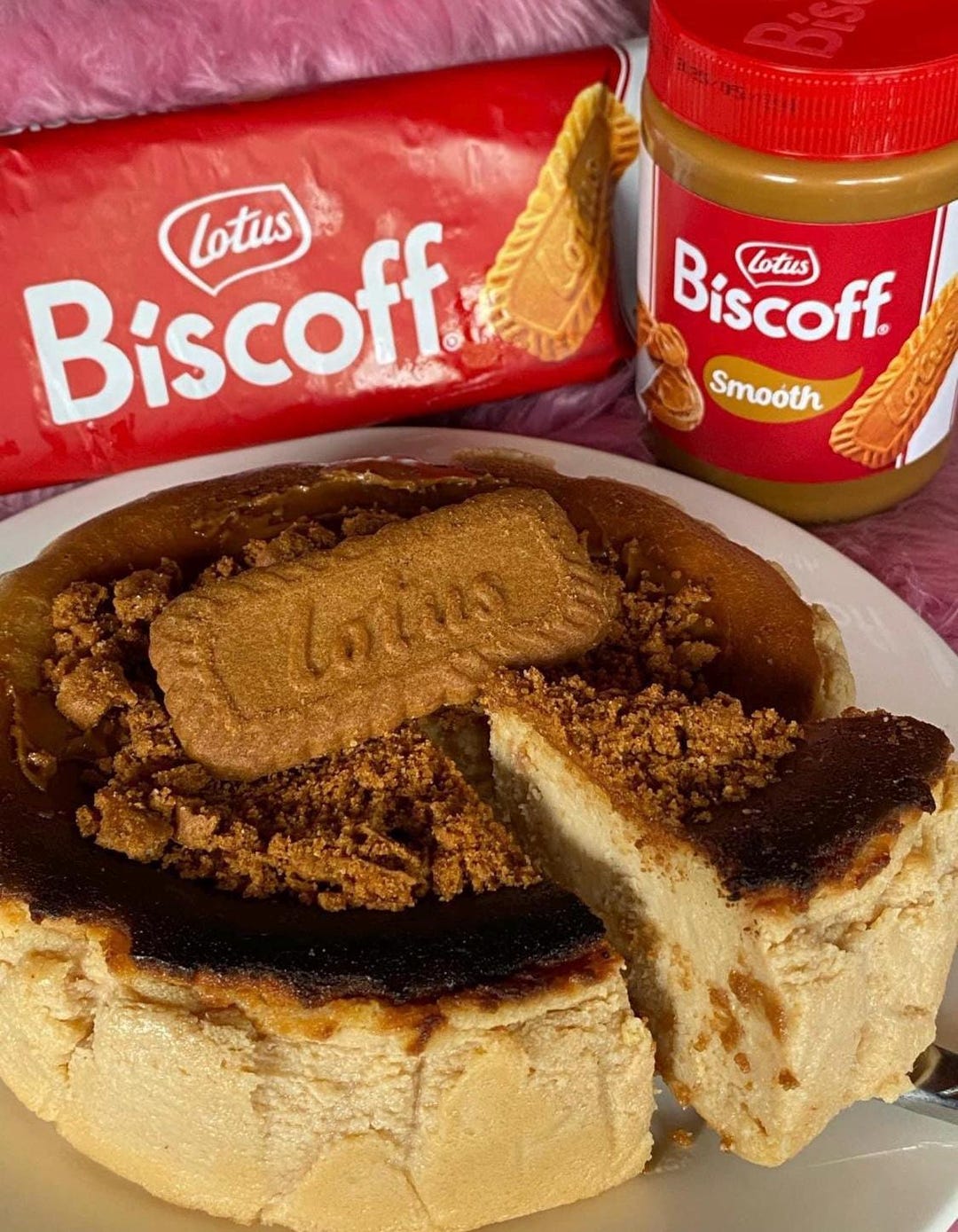 Biscoff Basque Burnt Cheesecake in 7”x3” Tin Can - Etsy