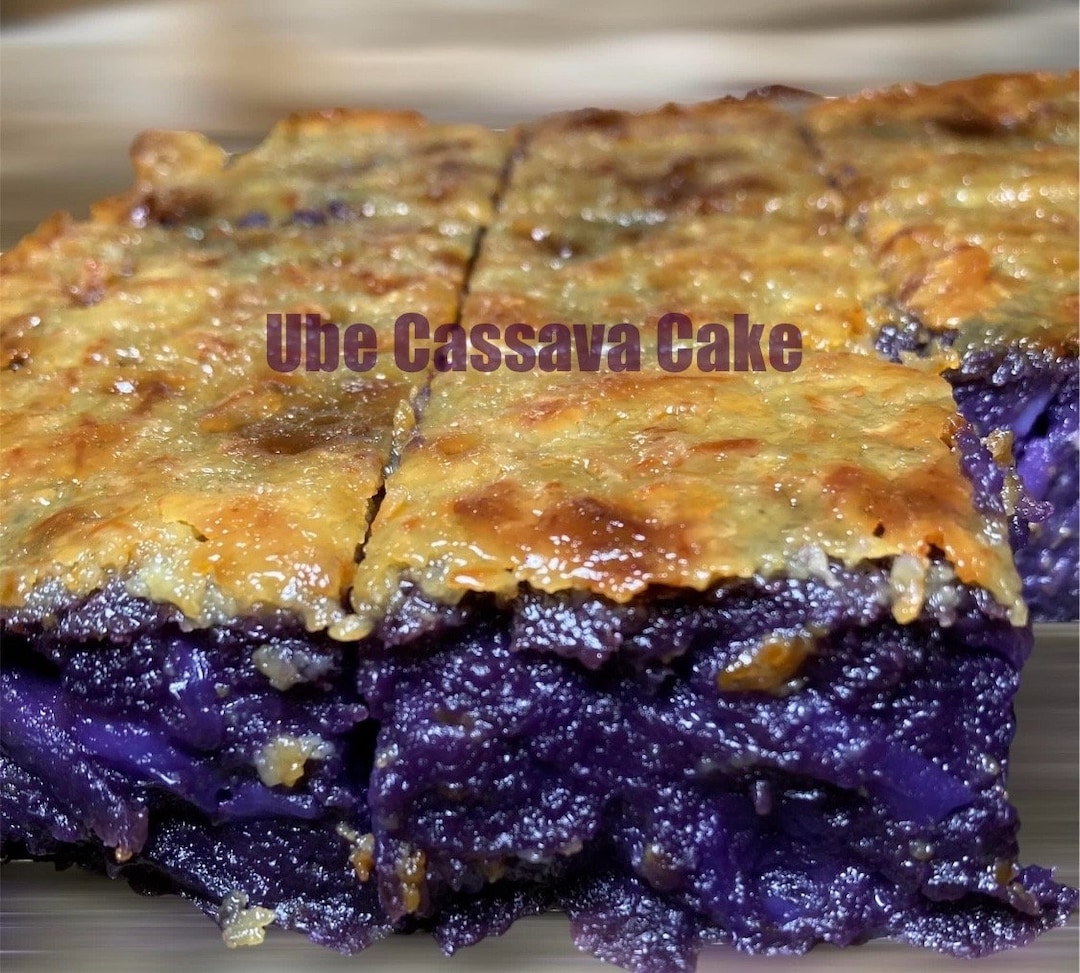 Ube Cassava Cake 8”X8” Square Pan - Etsy