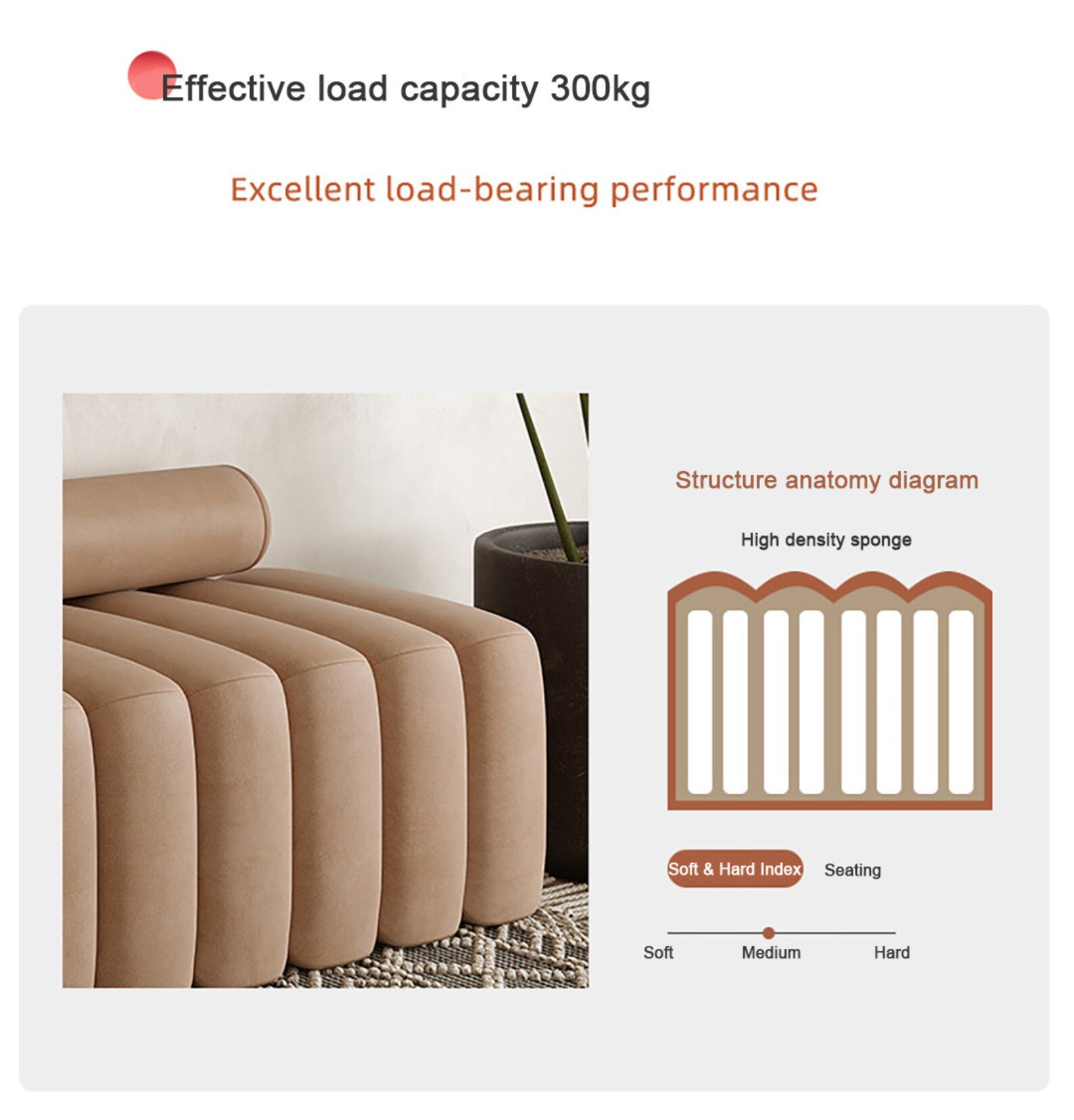 Loaf Bread Toast Sofa Minimal Modular Pleated Couch - Etsy