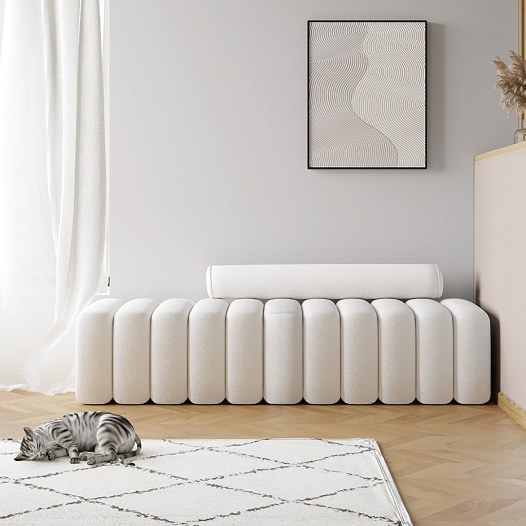 Loaf Bread Toast Sofa Minimal Modular Pleated Couch - Etsy