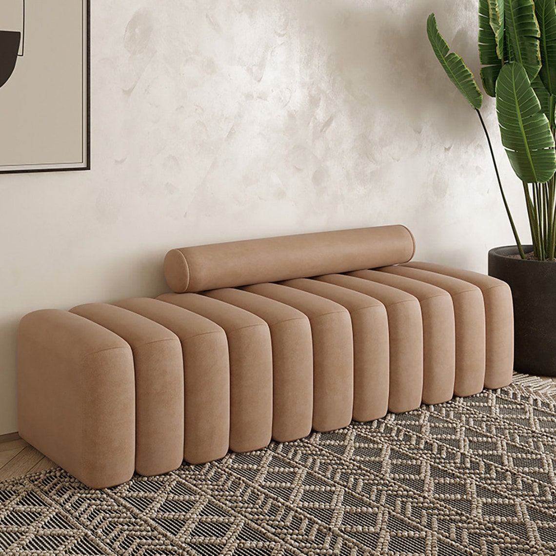 Loaf Bread Toast Sofa Minimal Modular Pleated Couch - Etsy