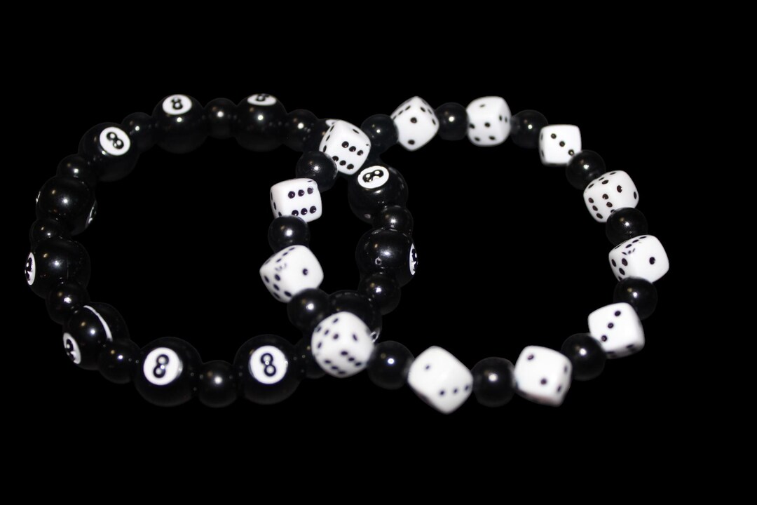 8ball and Dice Bracelet Set, 2 Pc - Etsy