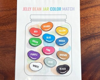 Fish Color Match Worksheet, Color Matching Game, Busy Binder Printable ...