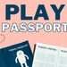 Passport Play, Printable Passport for Kids for Pretend Play Travel and ...