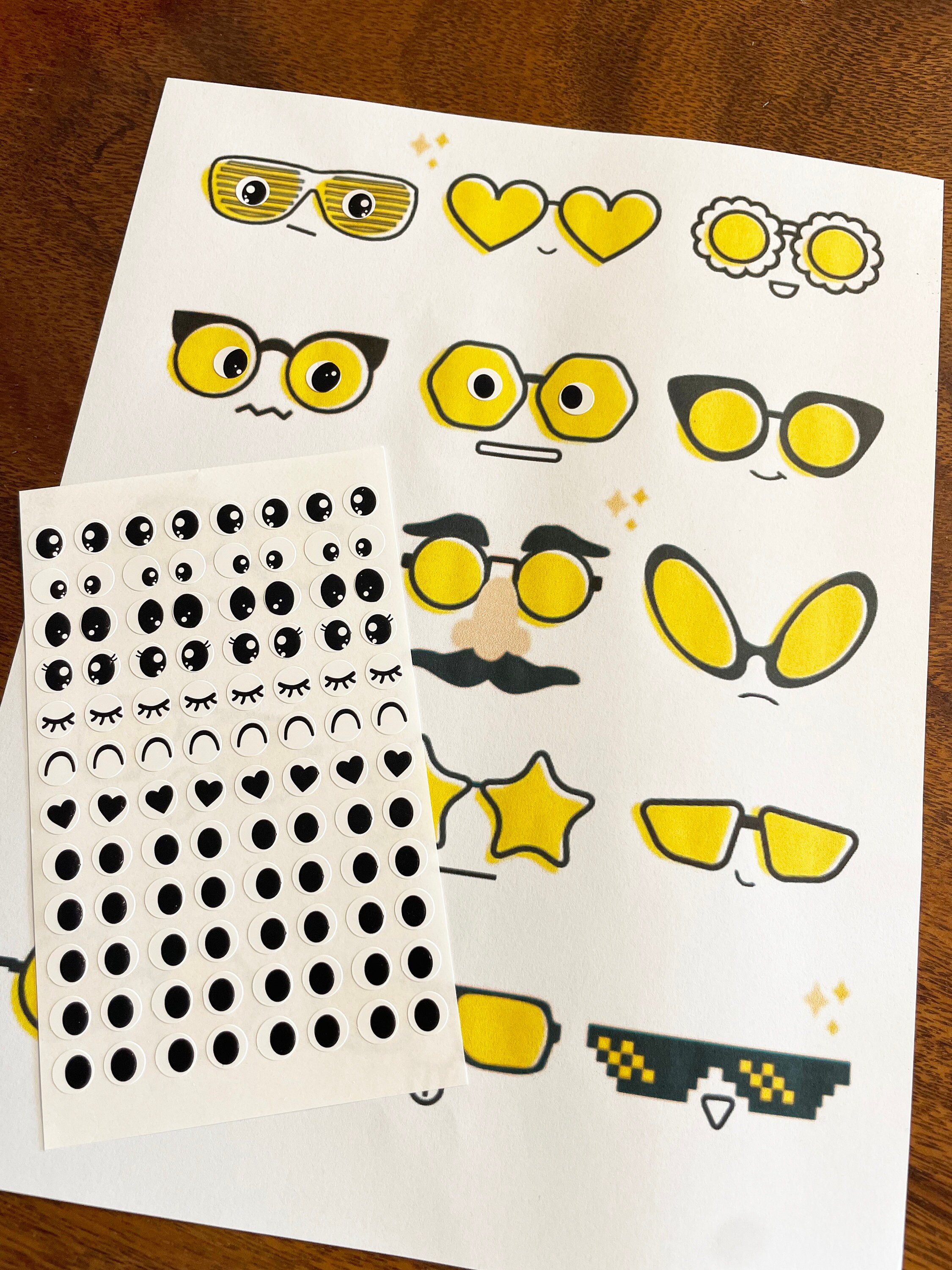 Glasses Themed Reward Chart, Printable Reward Chart, Kids Prize Chart ...