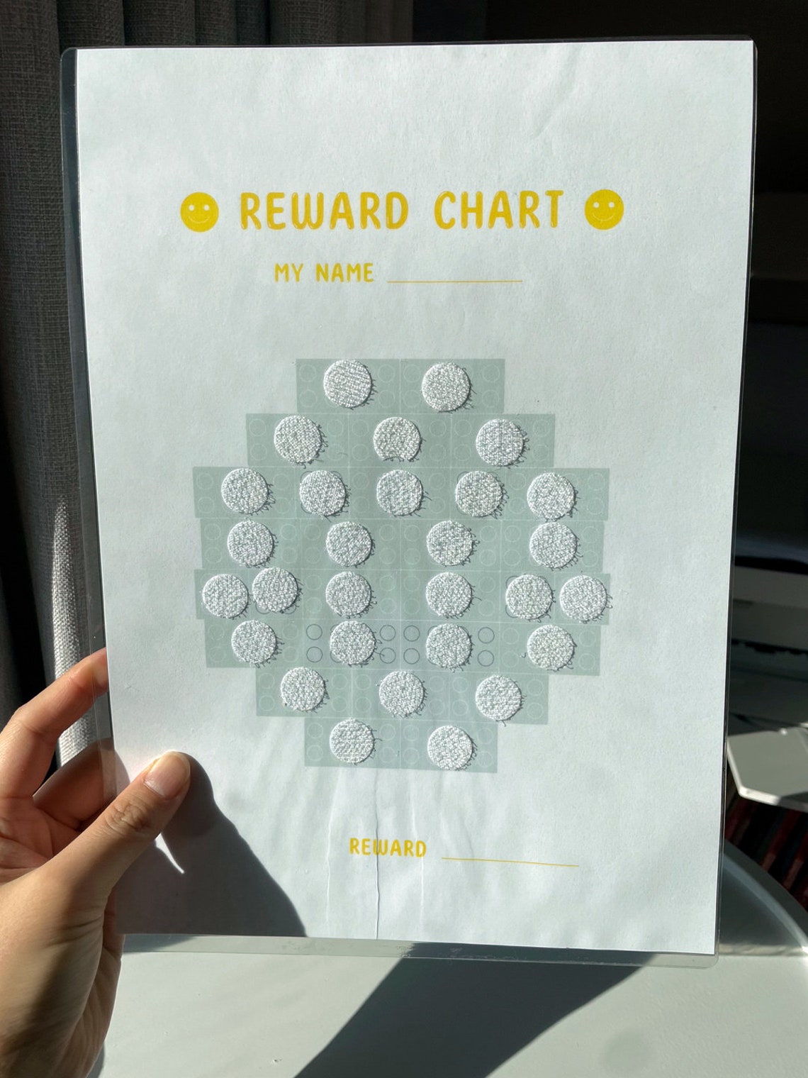 Brick Themed Reward Chart, Printable Reward Chart, Reusable Reward ...