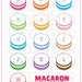Easy Macaron Alphabet Match Uppercase and Lowercase Letters - Etsy