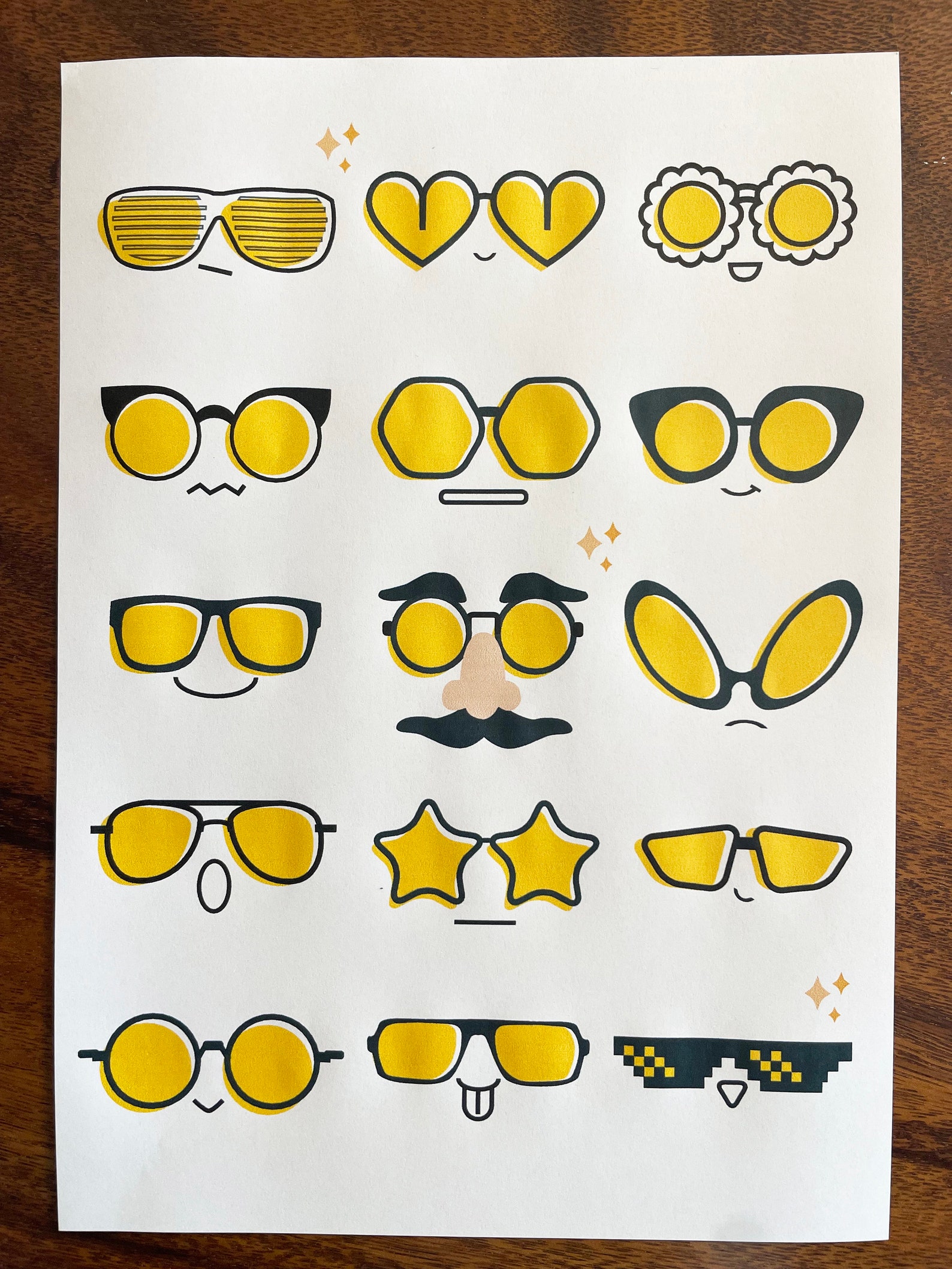Glasses Themed Reward Chart, Printable Reward Chart, Kids Prize Chart ...