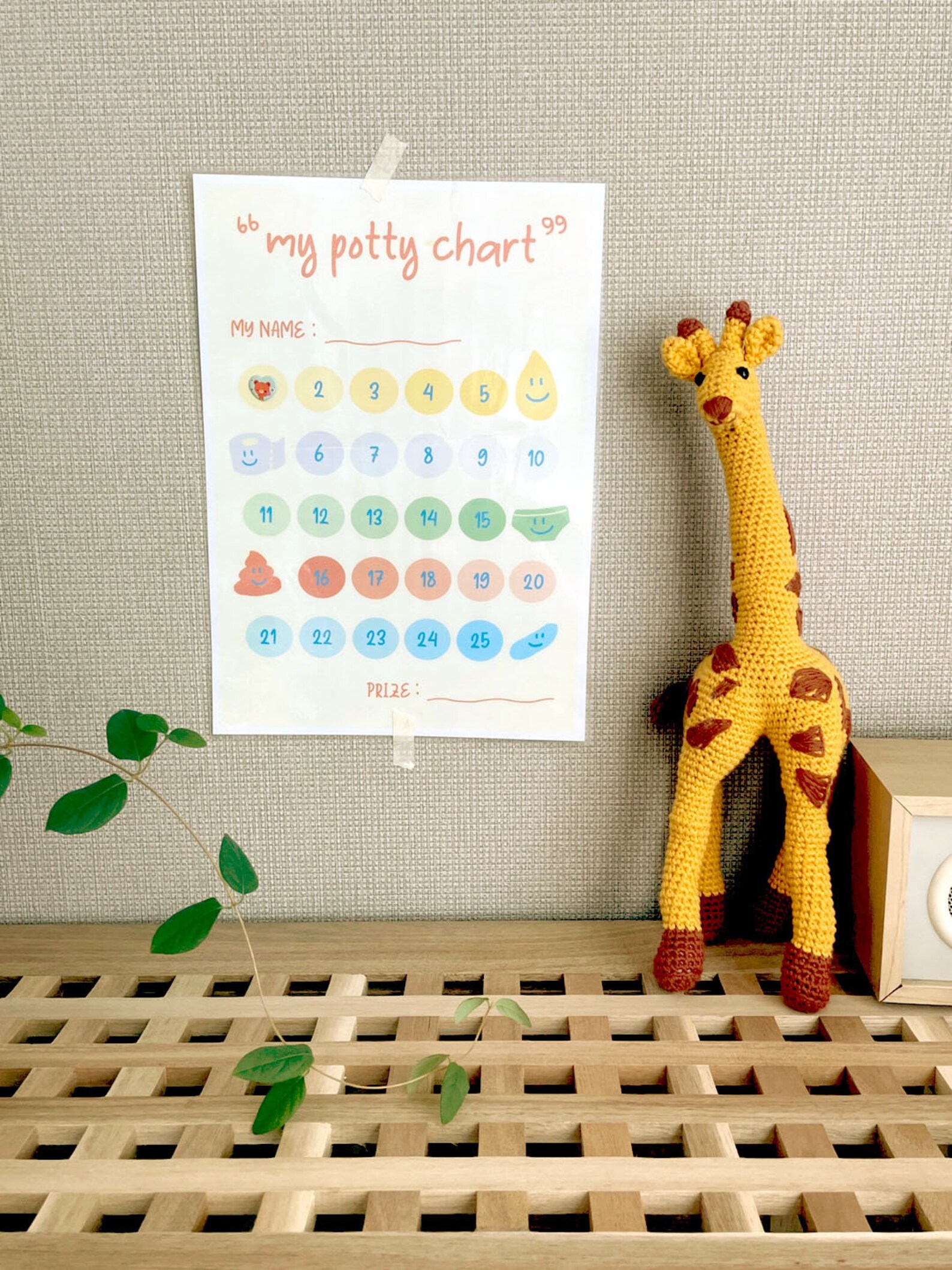 Printable Potty Training Chart, Reward Sticker, Kids Prize Chart ...