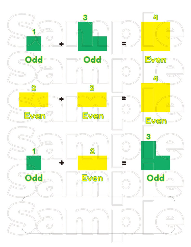 Odd and Even Numbers, Math Matching, Learning Binder, Montessori Math ...