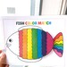 Fish Color Match Worksheet, Color Matching Game, Busy Binder Printable ...