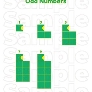 Odd and Even Numbers, Math Matching, Learning Binder, Montessori Math ...