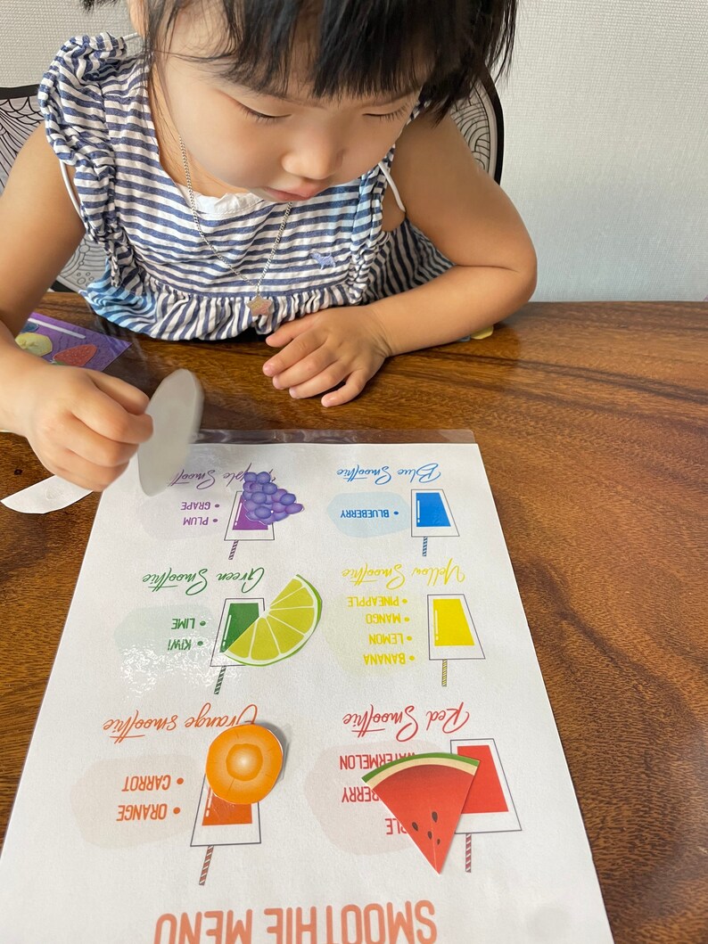 Make Smoothie, Smoothie Shop, Pretend Play, Dramatic Play, Color ...