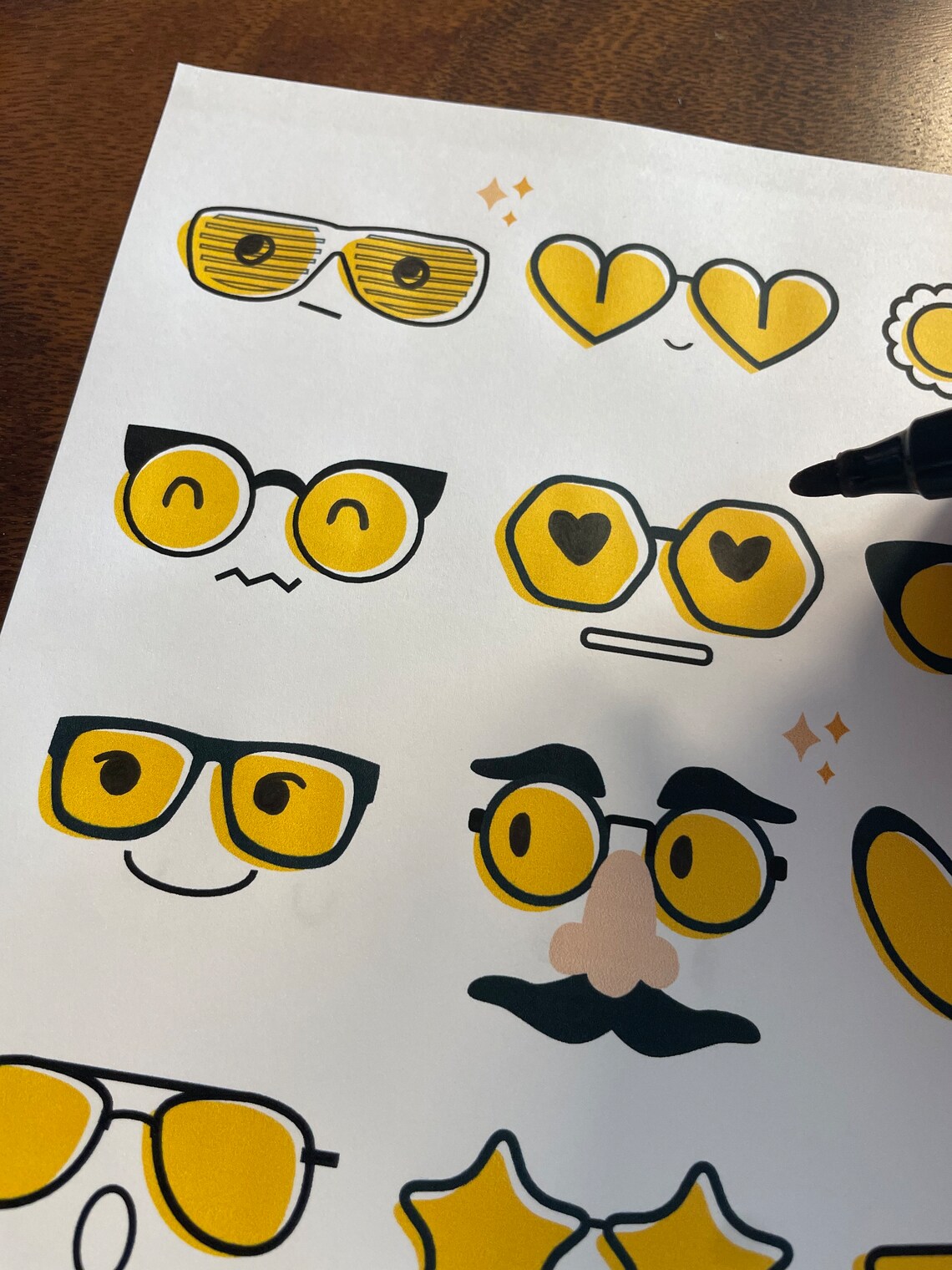 Glasses Themed Reward Chart, Printable Reward Chart, Kids Prize Chart ...