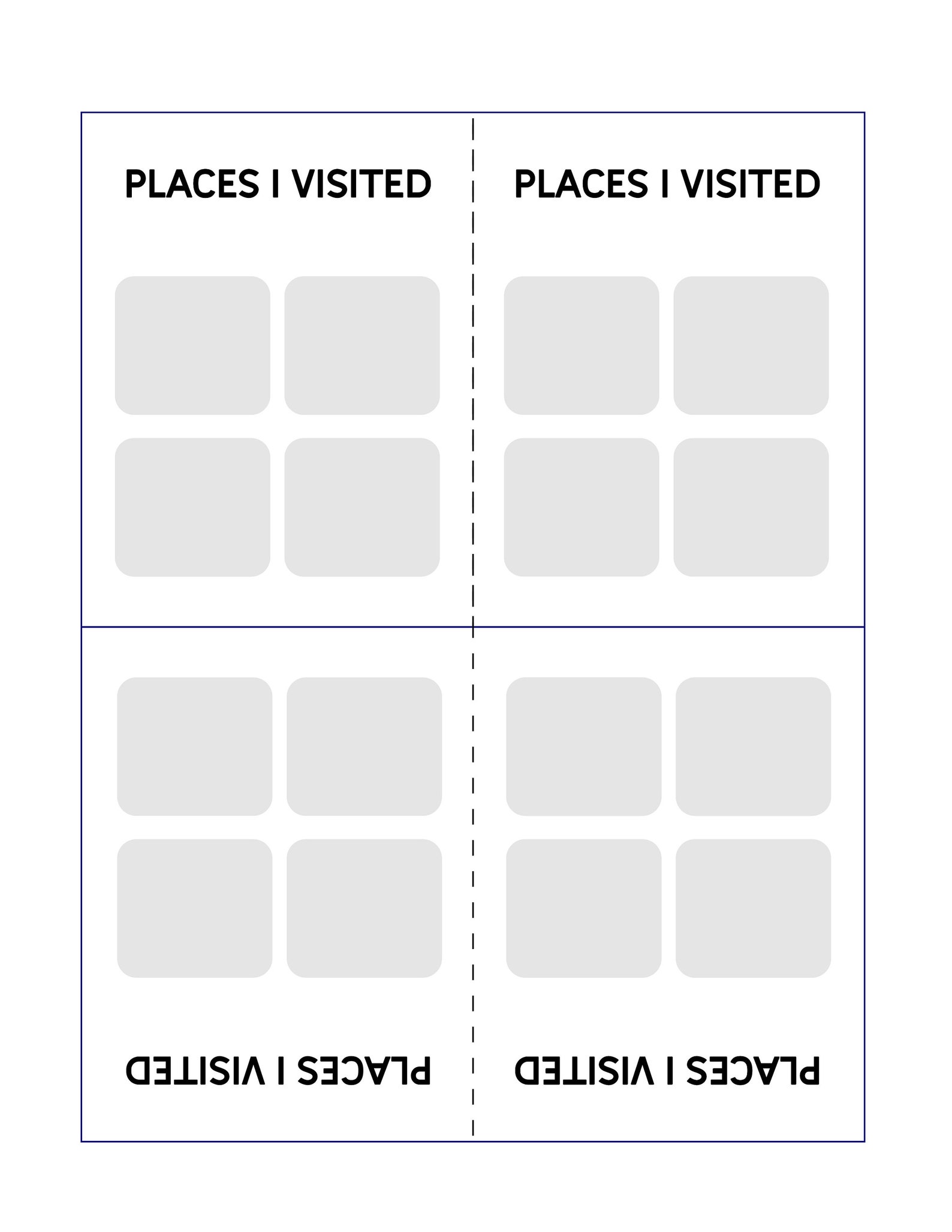 Passport Play, Printable Passport for Kids for Pretend Play Travel and ...