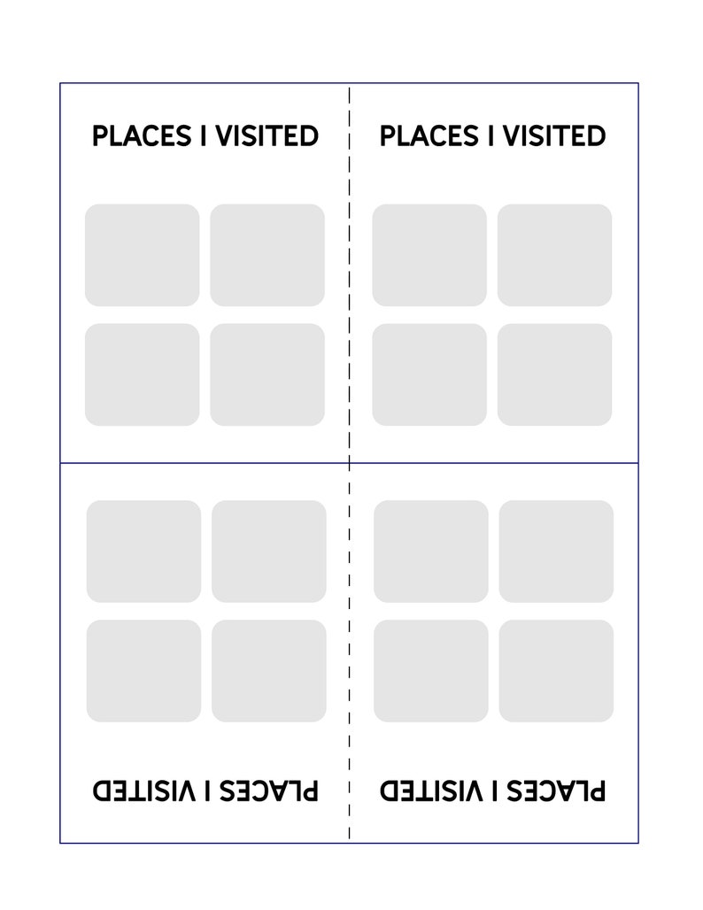 Passport Play, Printable Passport for Kids for Pretend Play Travel and ...