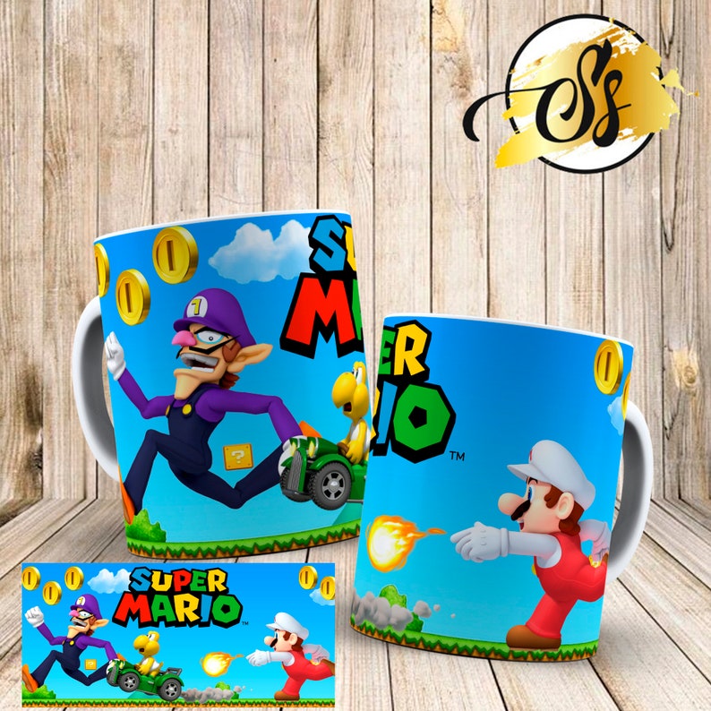 10 Super Mario Mug Press Super Mario Mug Design Super Mario - Etsy