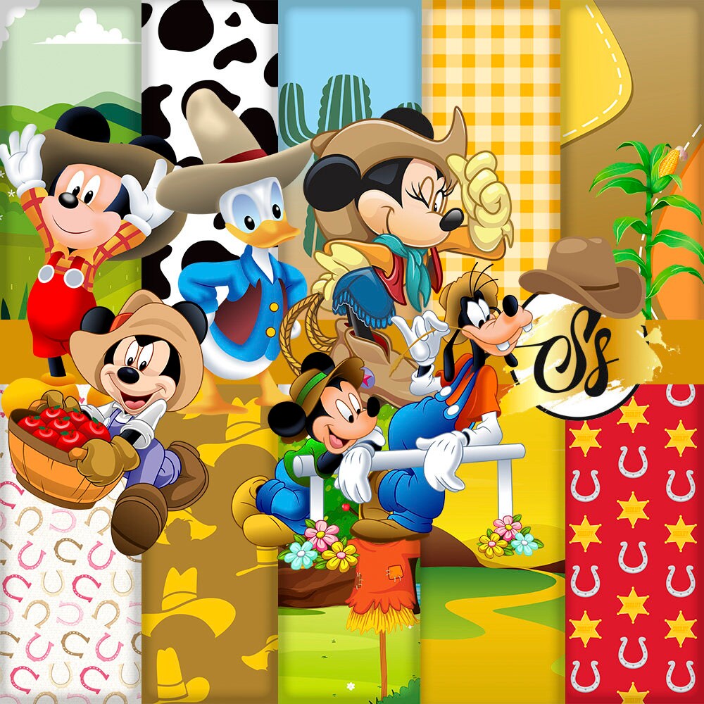 Mickey Clipart, Mickey Farm Clipart, Mickey Farm PNG, Mickey Farm ...