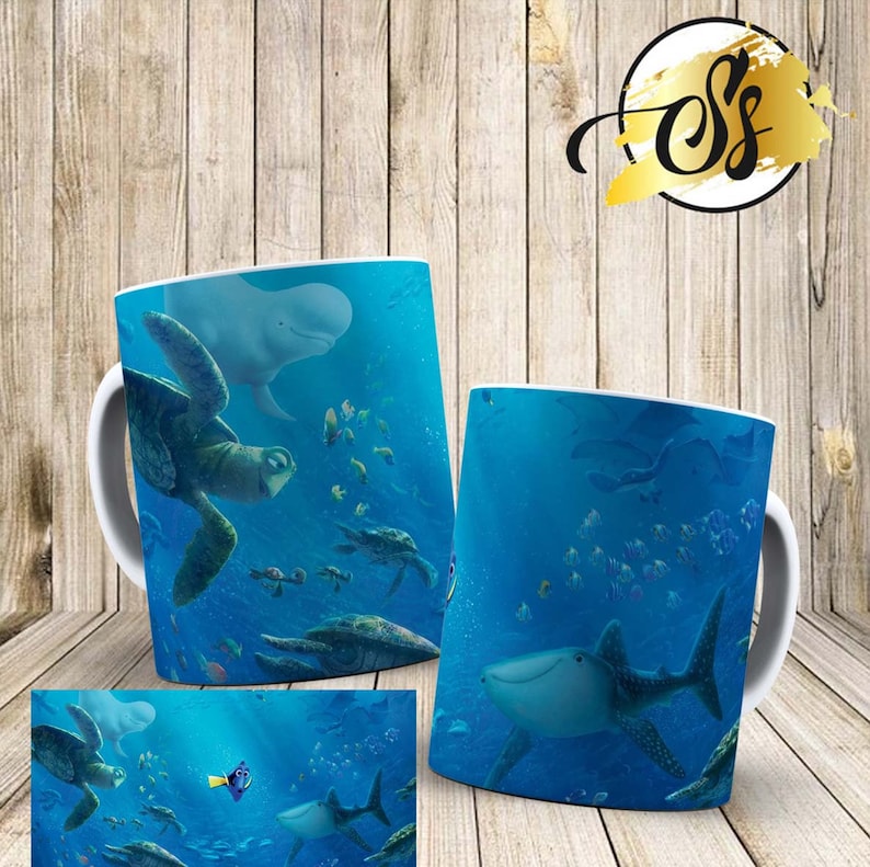 Finding Nemo Mug Press, Finding Nemo Mug Design, Finding Dory Mug Press ...