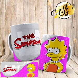 Bundle, Simpsons Mug Design Template, Simpsons Mug Design Sublimation ...
