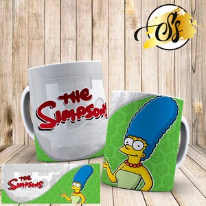 Bundle, Simpsons Mug Design Template, Simpsons Mug Design Sublimation ...