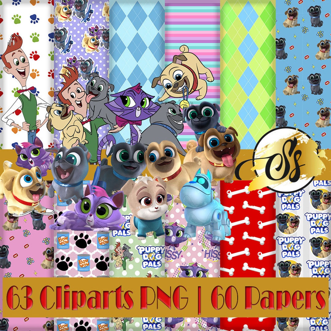 Puppy Dog Clipart, Puppy Dog PNG, Puppy Dog Birthday, Puppy Dog Digital ...