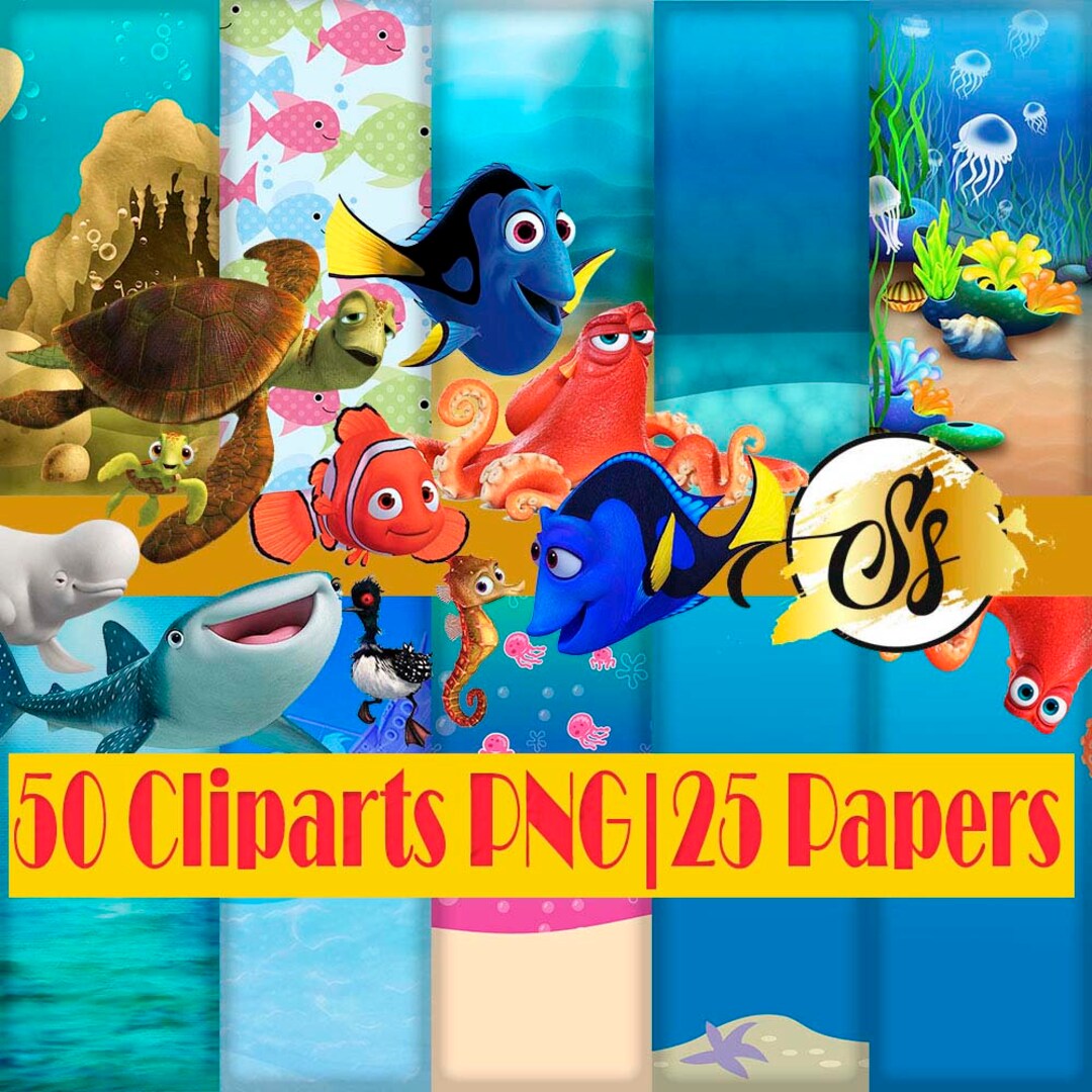 Finding Dory Clipart, Finding Dory PNG, Finding Dory Birthday, Finding ...