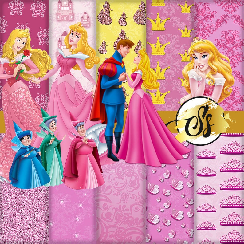 Sleeping Beauty Clipart Princess PNG Sleeping Beauty - Etsy