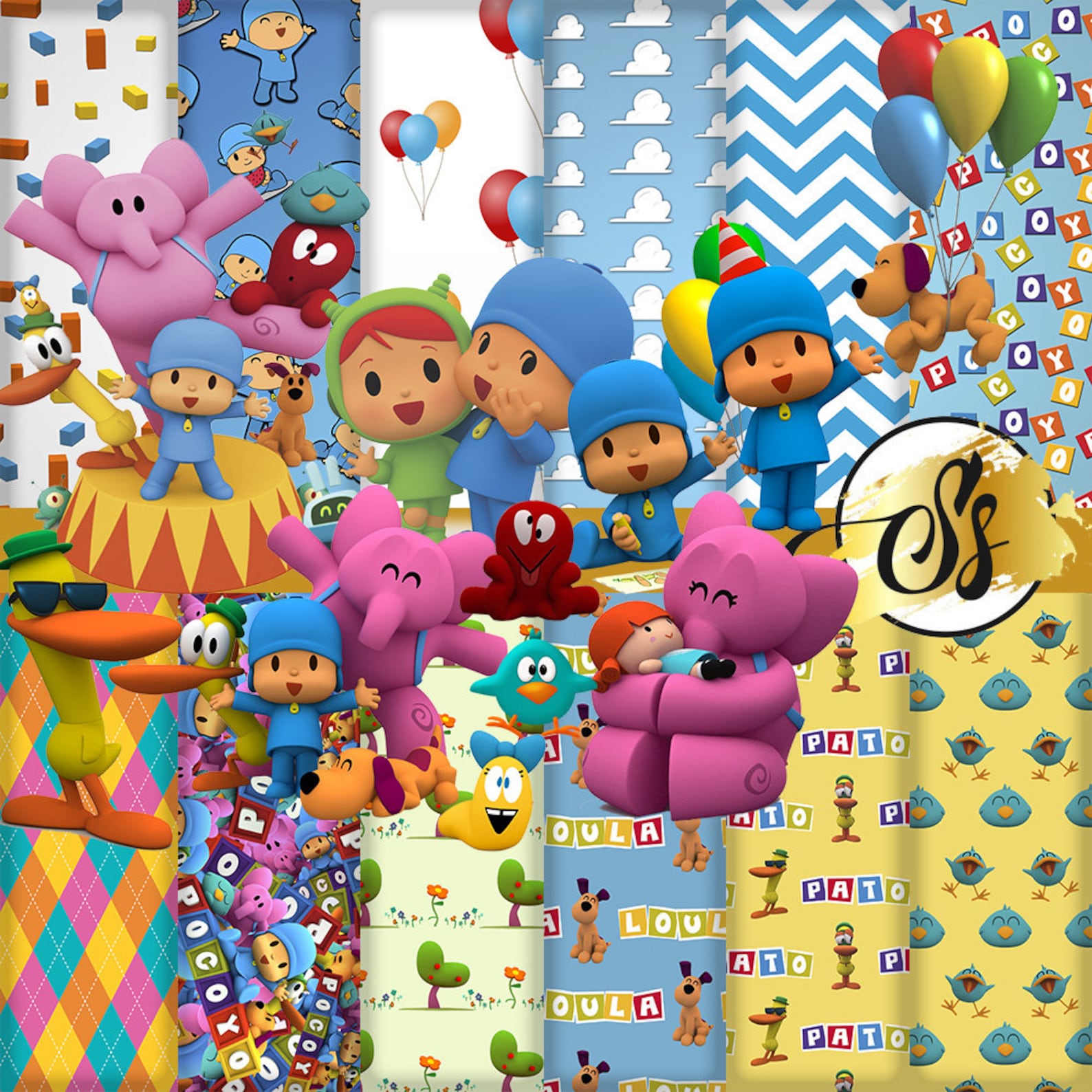 Pocoyo Clipart Pocoyo PNG Pocoyo Birthday Pocoyo Digital - Etsy México