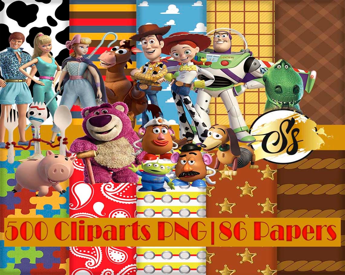 Toy Story Clipart, Toy Story PNG, Toy Story Birthday, Toy Story Digital ...