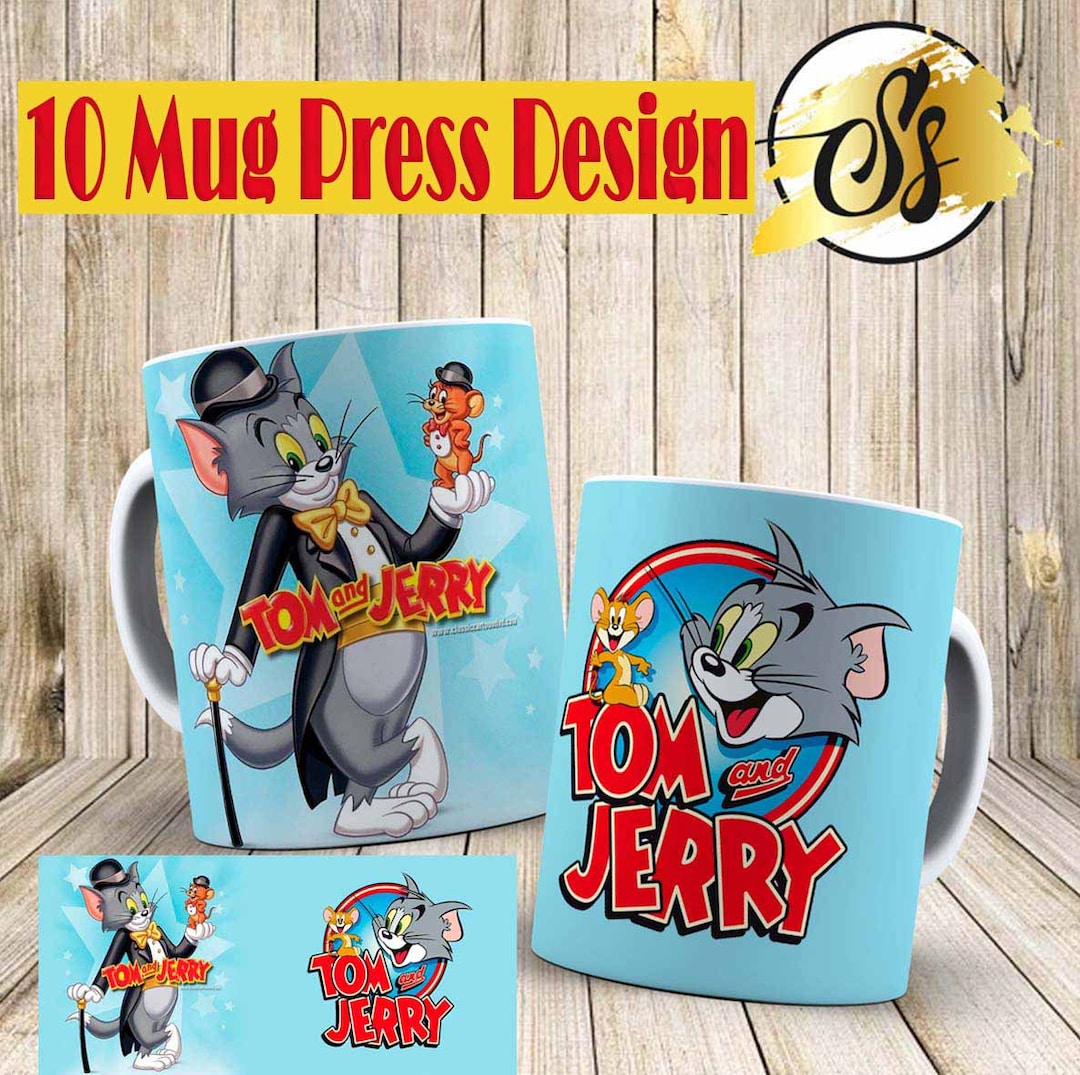 Tom and Jerry, Tom and Jerry Mug Design, Tom and Jerry Mug Design ...