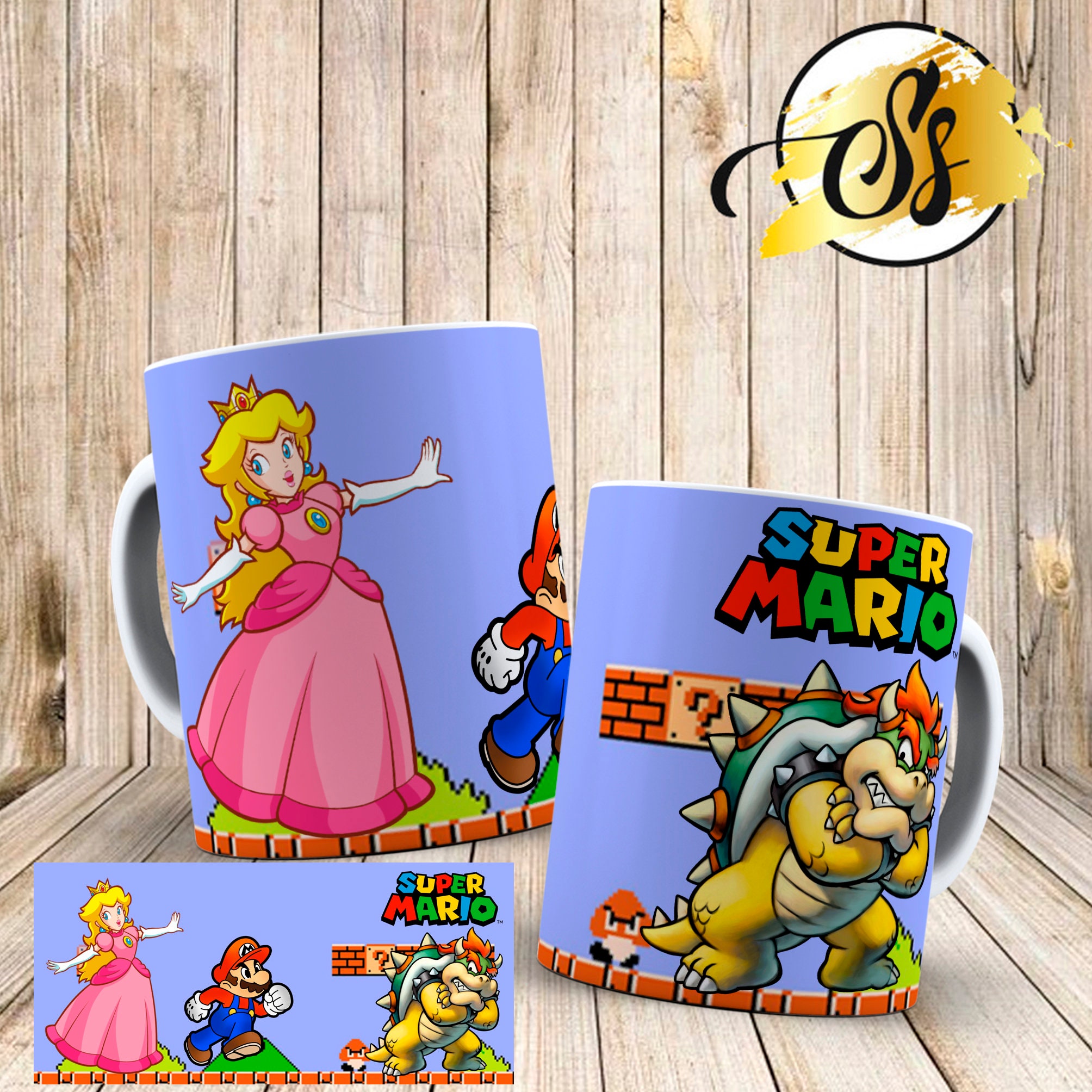 10 Super Mario Mug Press Super Mario Mug Design Super Mario - Etsy ...