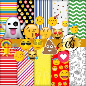 Emoji Clipart, Emoticon Clipart, Social Media Clipart, Emoji PNG ...