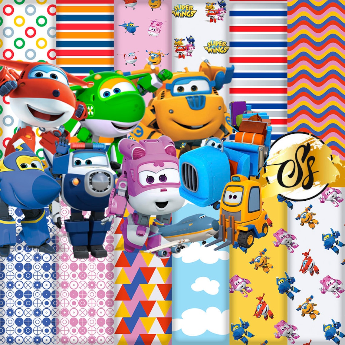 Super Wings Clipart Super Wings PNG Super Wings Birthday - Etsy Australia