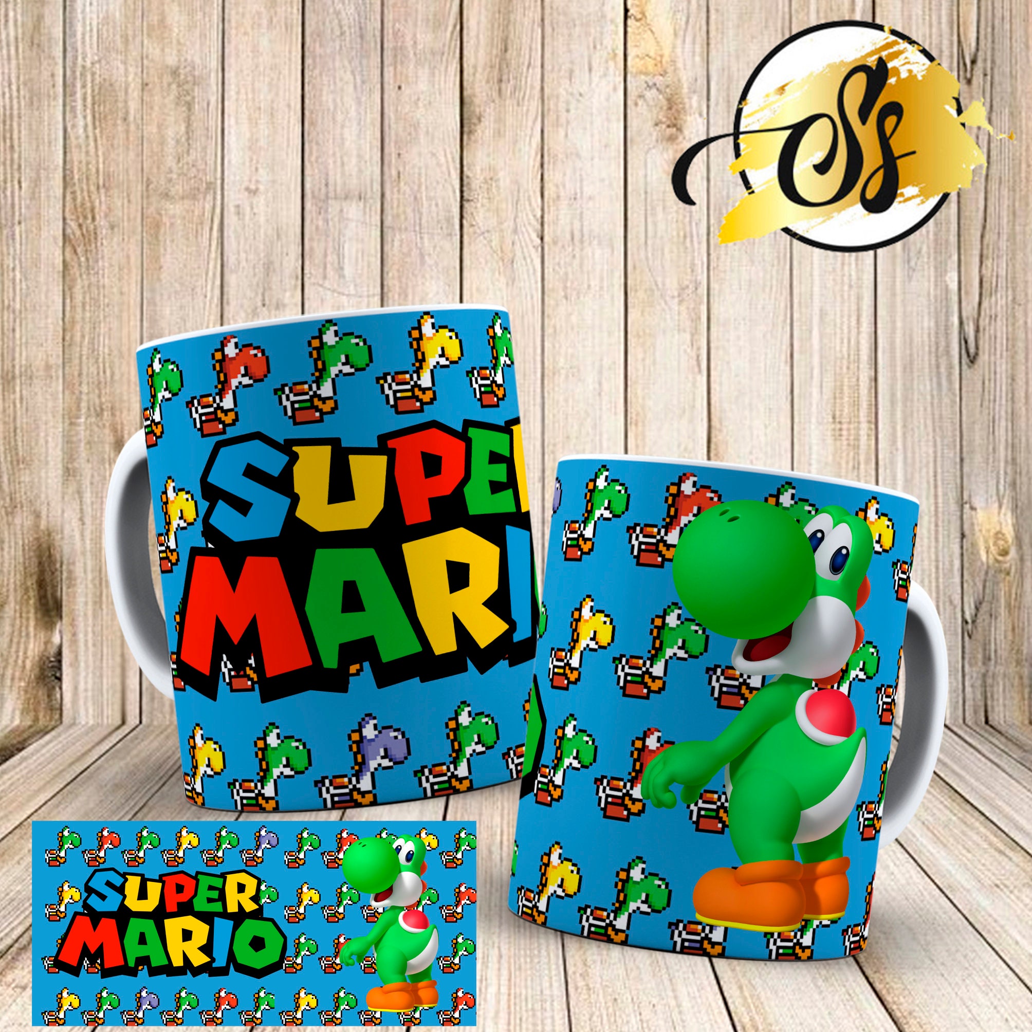 10 Super Mario Mug Press Super Mario Mug Design Super Mario - Etsy ...