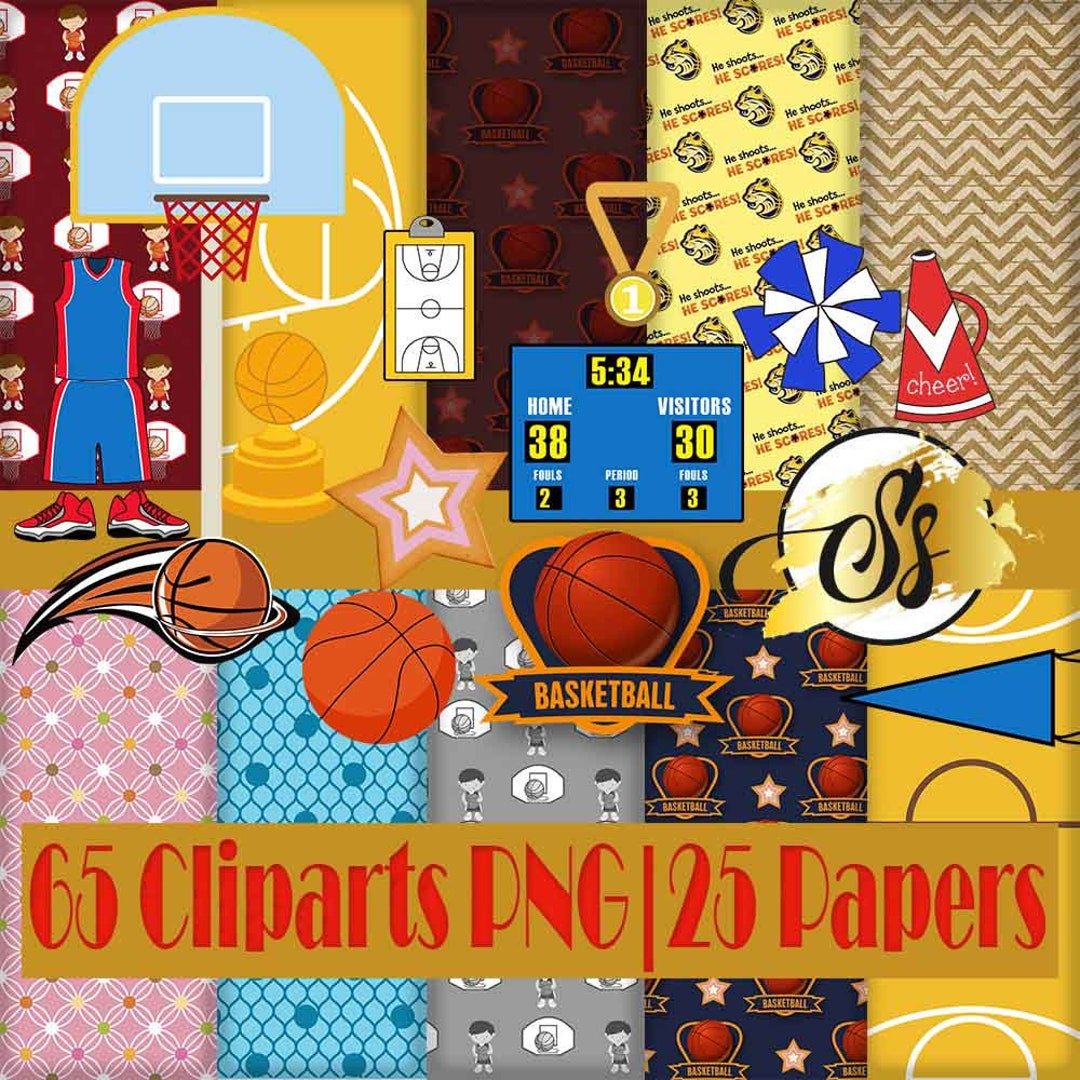 Basketball Clipart, Basketball PNG, Basketball Birthday, Basketball ...