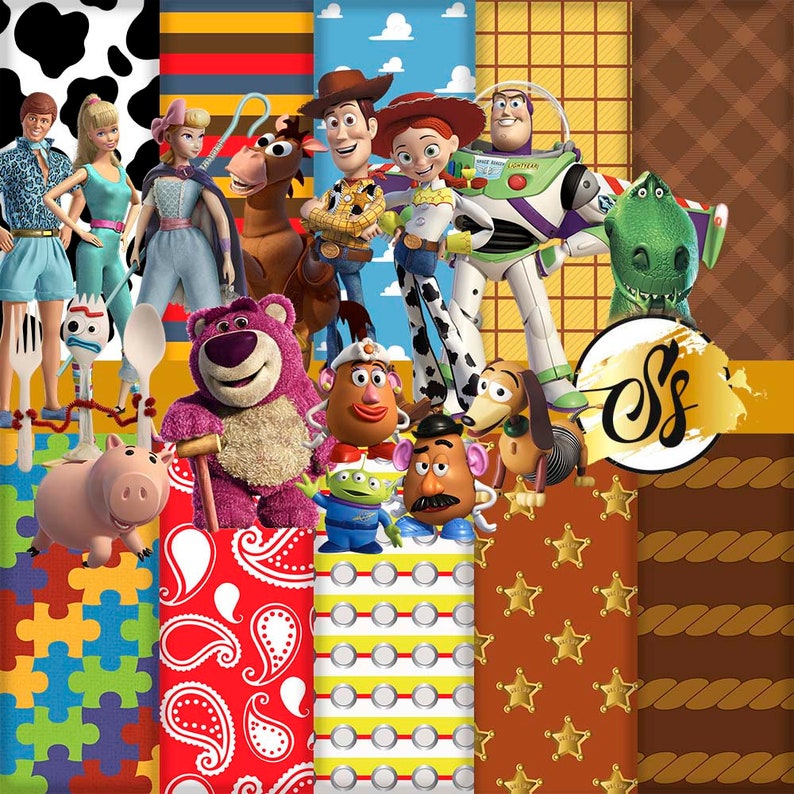 Toy Story Clipart, Toy Story PNG, Toy Story Birthday, Toy Story Digital ...