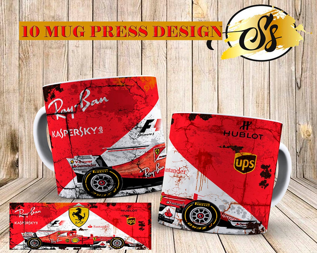 Bundle Formula 1 Mug Press, F1 Mug Press Design, Formula One Mug ...