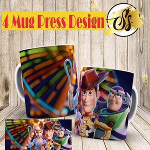 Toy Story Mug Press, Toy Story Mug Design, Toy Story Mug Press Design ...