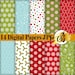 Cute Christmas Paper, Cute Christmas Digital Paper, Cute Christmas ...