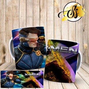 Bundle X Men, X Men Mug Design Template, X Men Mug Press Design, X Men ...