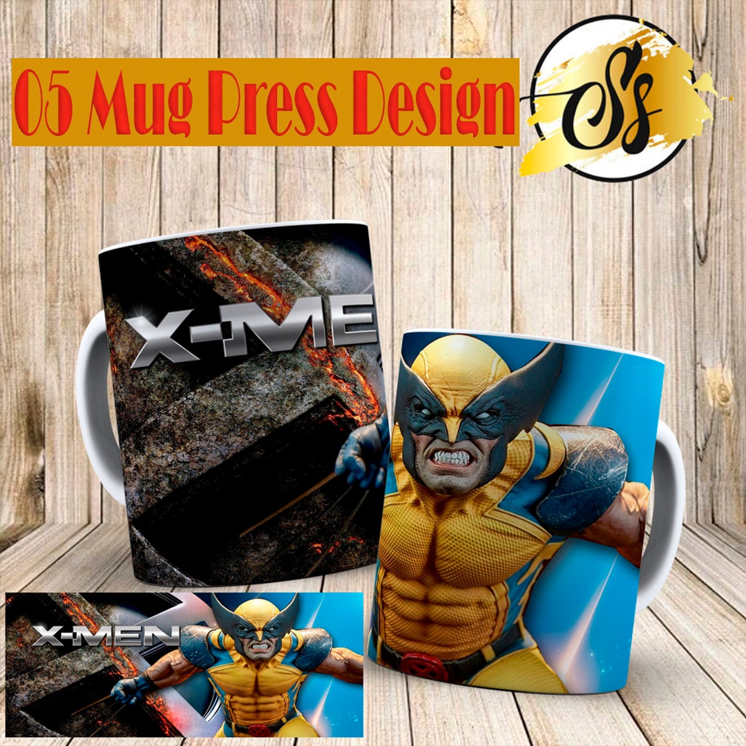 Bundle X Men, X Men Mug Design Template, X Men Mug Press Design, X Men ...